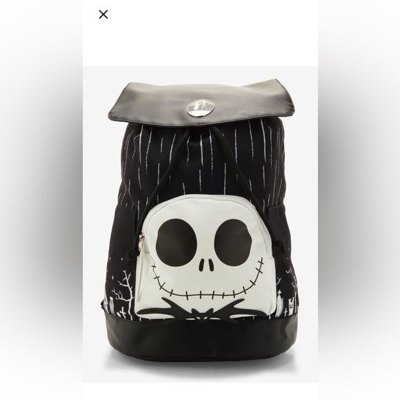 Bags | Nightmare Before Christmas Jack Skellington Slouch Backpack ...